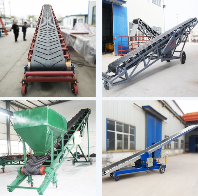 Quarry Coal Aggregates Rubber Belt Conveyor Machine